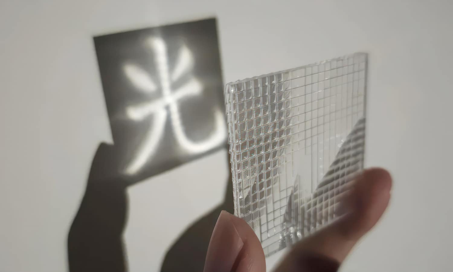 SLA 3D Printed Clear Resin Panel Creative Gadget - FacFox