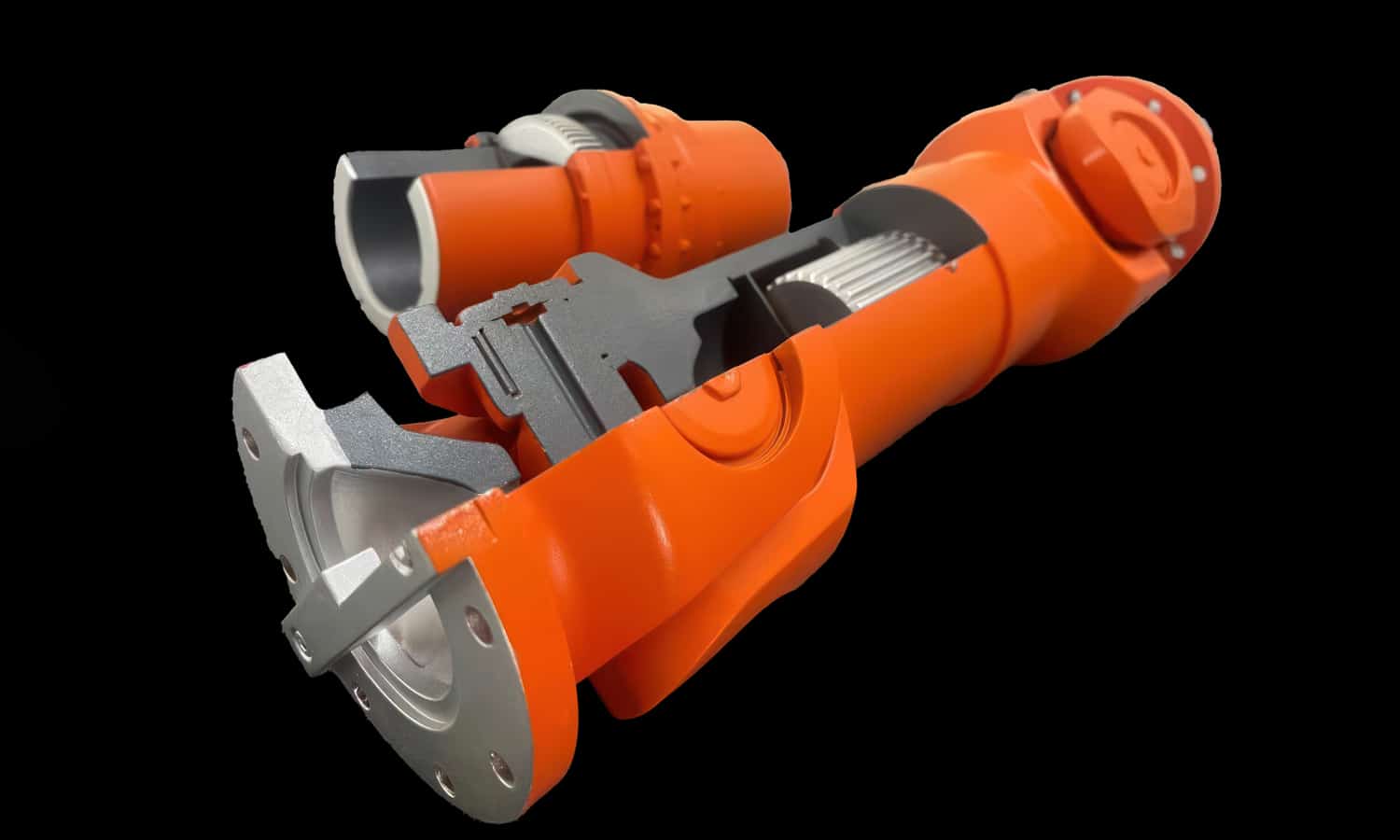 SLA 3D Printed Heavy-duty Mechanical Unit Sectional Model - FacFox