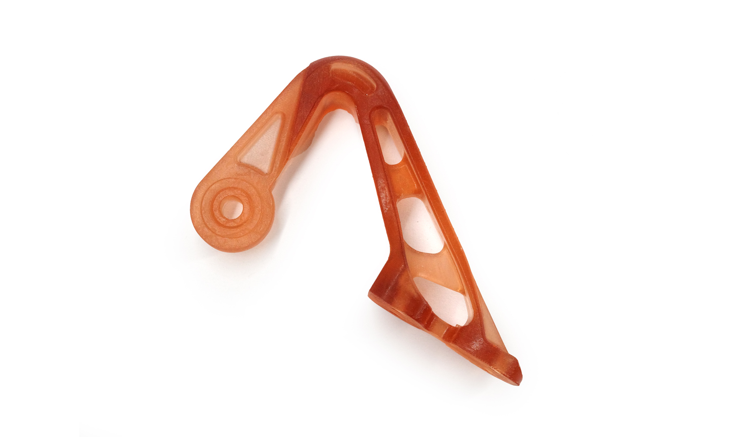 3D Printed Complex Geometric Test Unit of Clear High-temp Resin