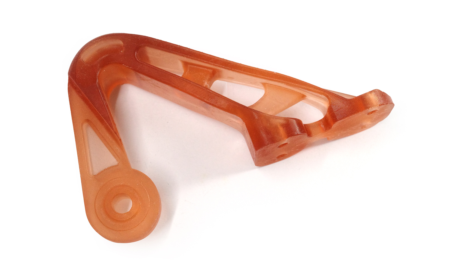 3D Printed Complex Geometric Test Unit of Clear High-temp Resin