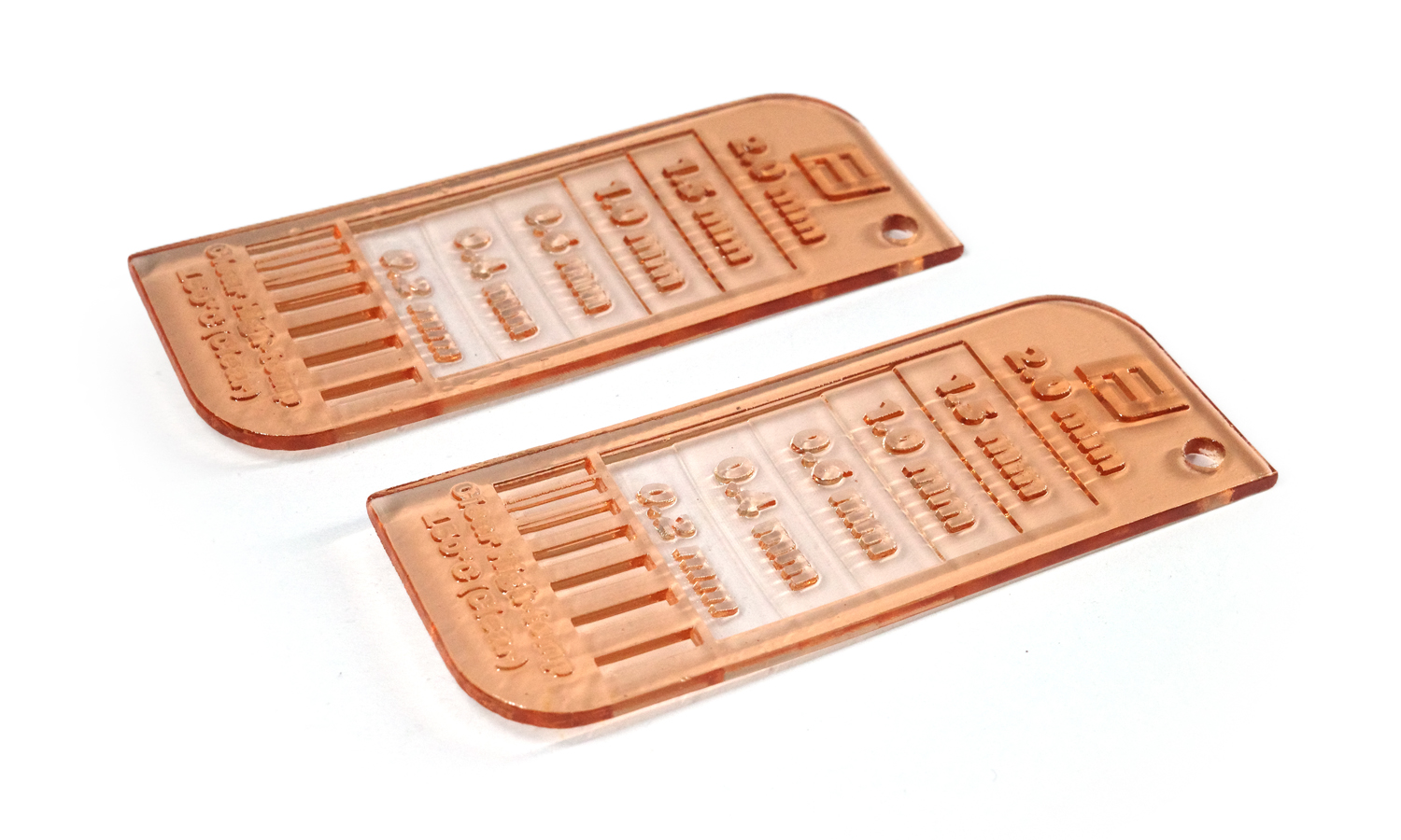 Material Test Strips of SLA Clear High-temp Resin-100℃