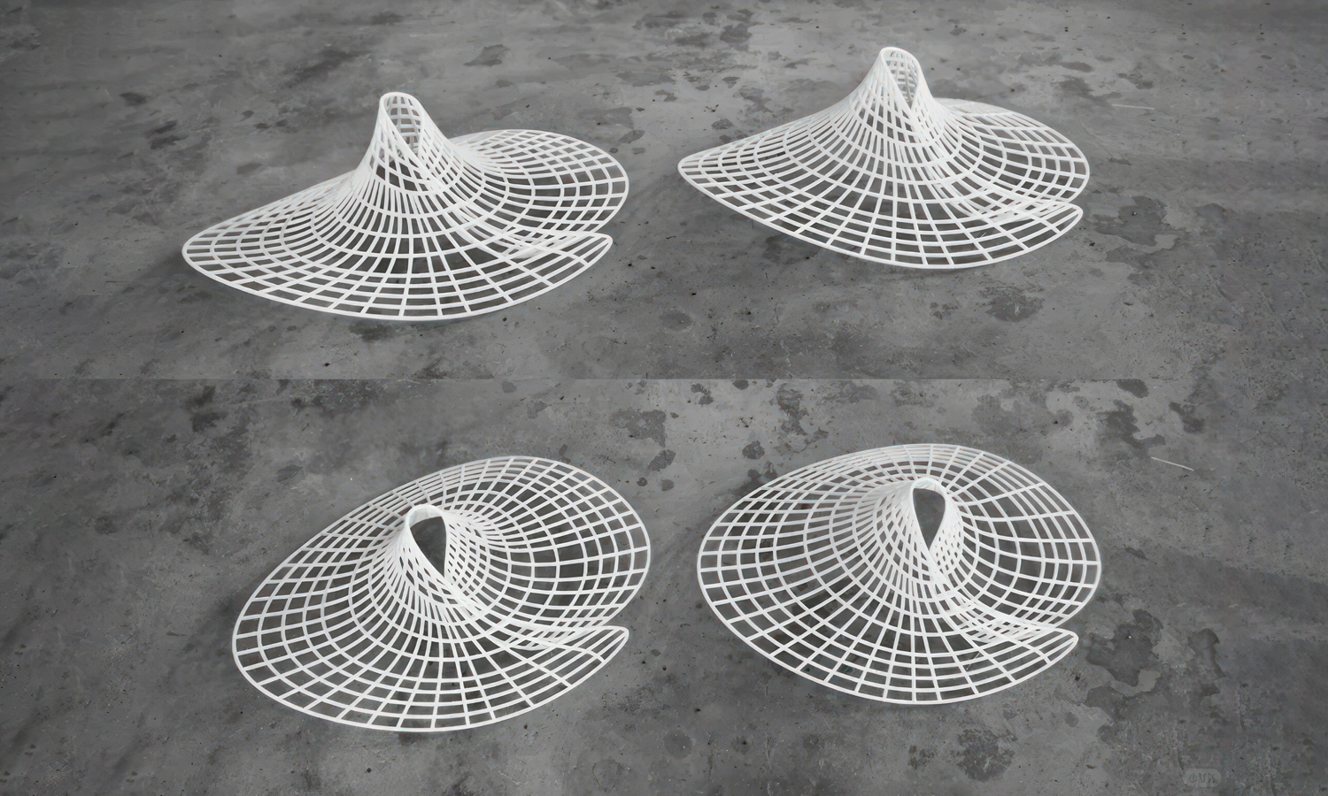 SLA 3D Printing Frame for Bamboo Weaving
