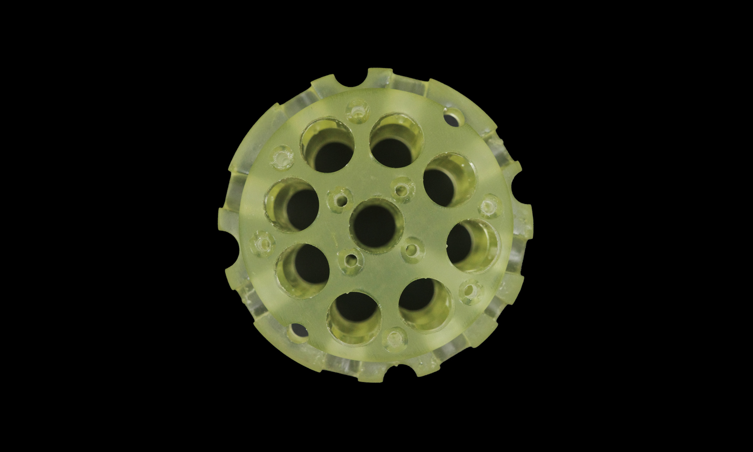 SLA 3D Printed High-temp Resin 238℃ Fluid System Part - FacFox