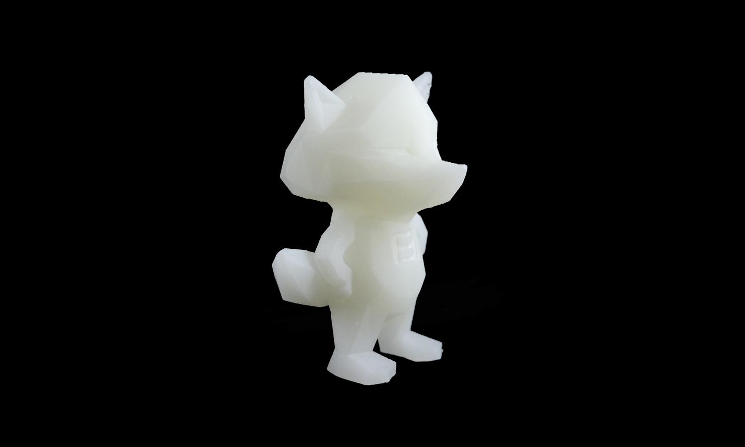 SLA 3D Printed High-temp Resin 140℃ Fox Mascot - FacFox
