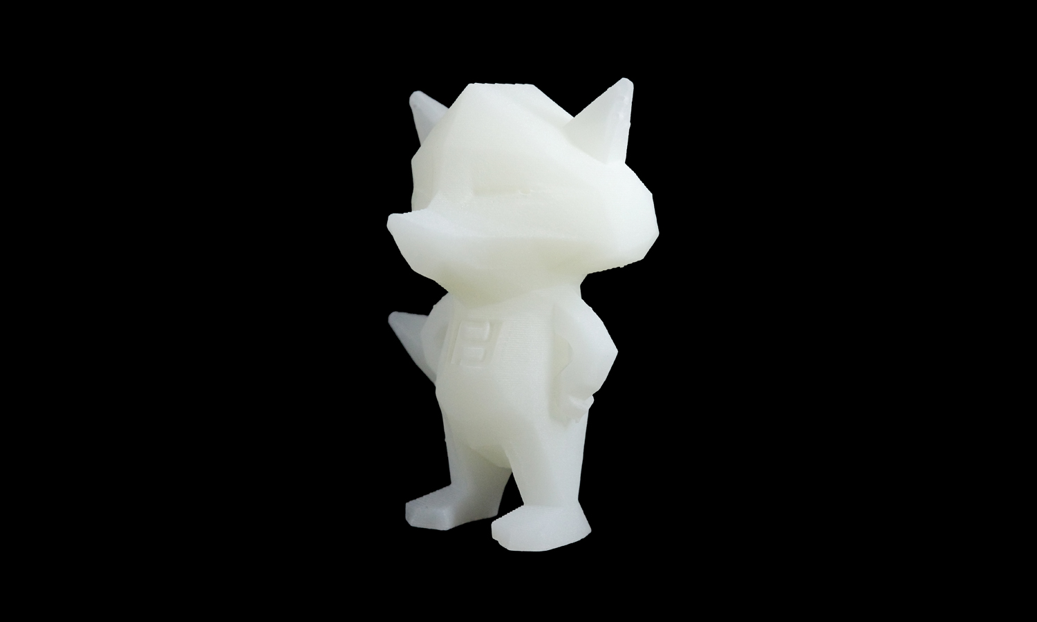 SLA 3D Printed High-temp Resin 140℃ Fox Mascot - FacFox