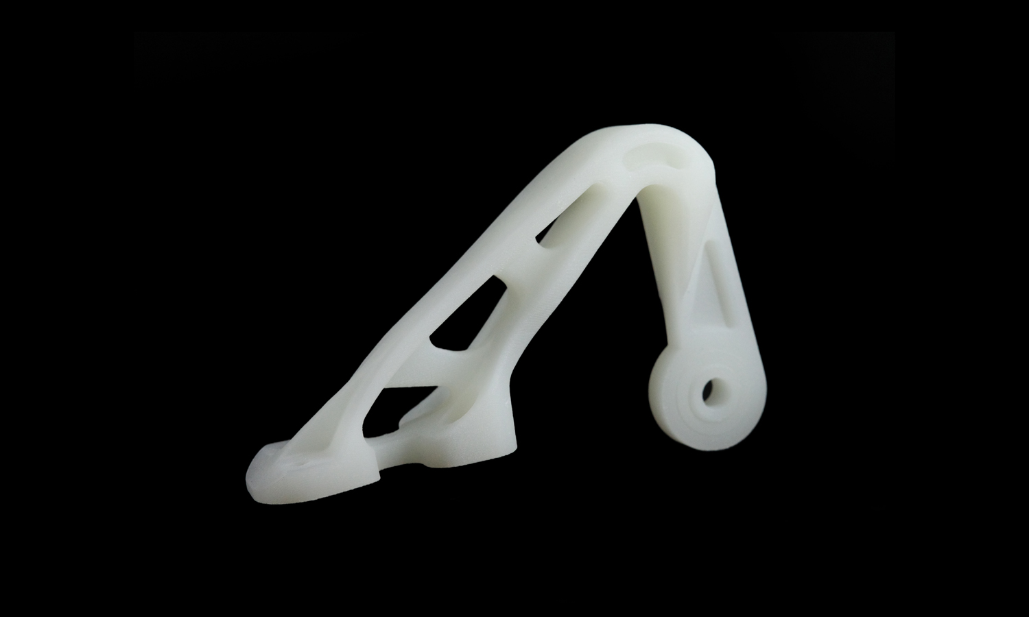 SLA 3D Printed High-temp Resin 140℃ Triangular Bracket - FacFox