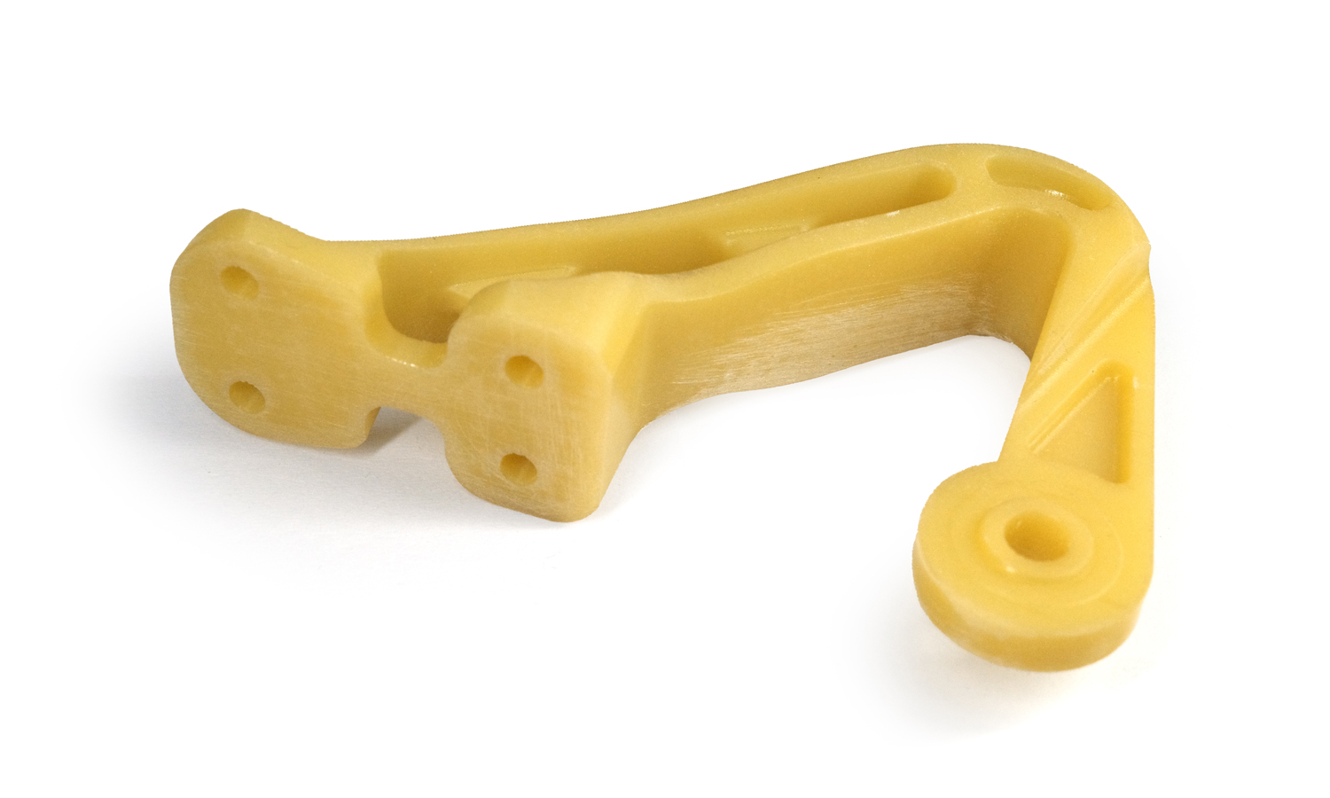 SLA 3D Printed High-temp Resin-220°C Triangular Bracket - FacFox