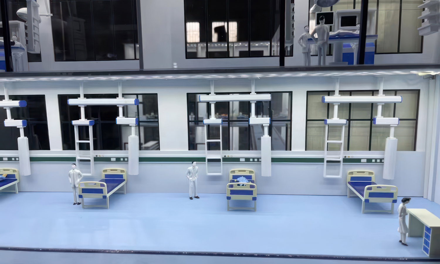 Laser Cut and 3D Printed Hospital Architectural Scale Model - FacFox