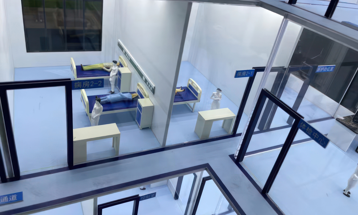 Laser Cut and 3D Printed Hospital Architectural Scale Model - FacFox