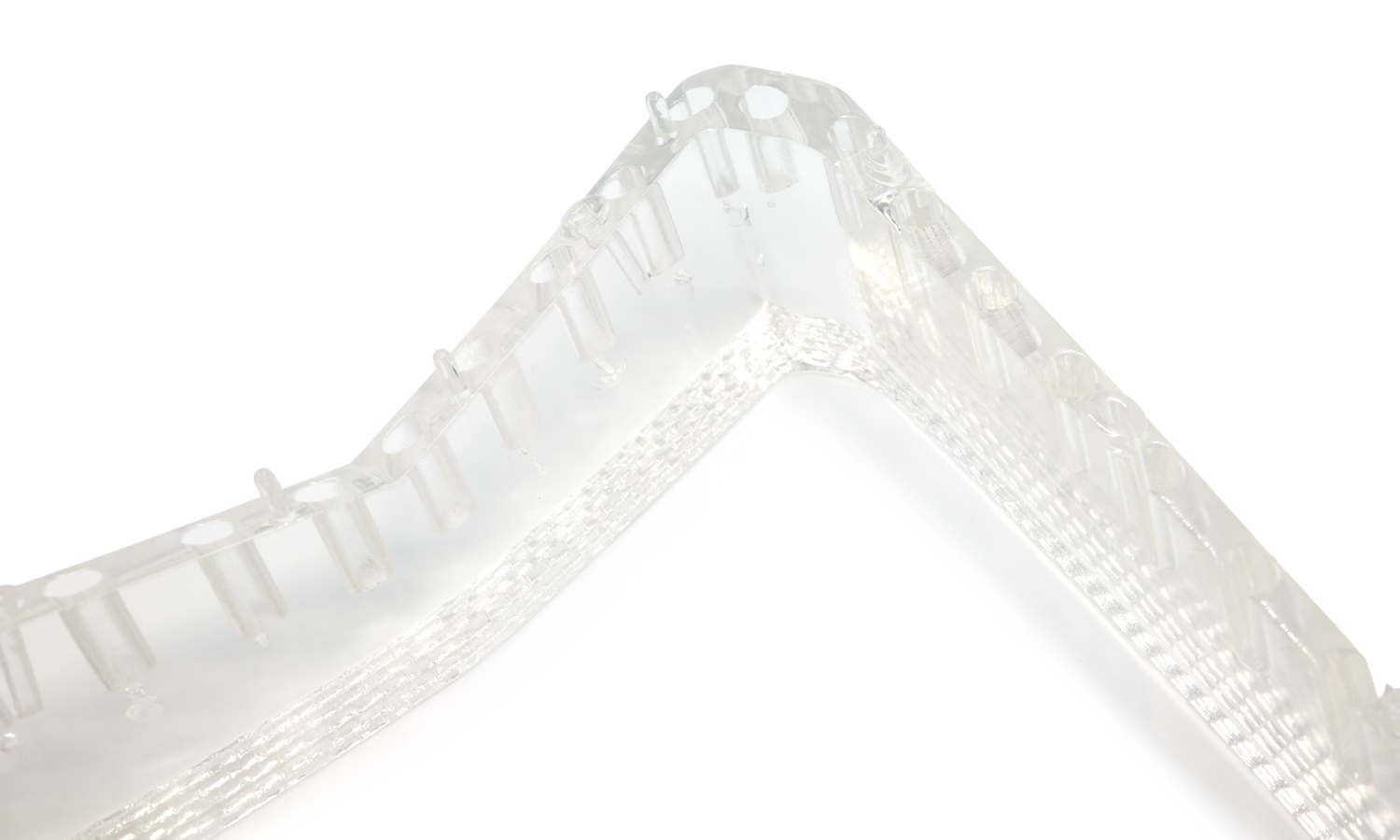 3D Printed Transparent Light Guide Motorcycle Lighting Assembly