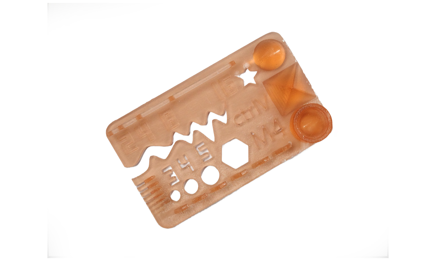 SLA Clear High-temp Resin-100℃ 3D Printed Benchmark - FacFox